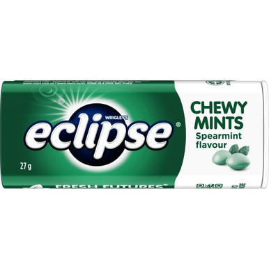 WRIGLEYS ECLIPSE SPEARMINT CHEWY MINTS 27GM (Carton of 20) - Melbourne ...