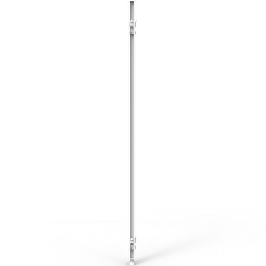 Rapidline SHUSH30+ Screen Joining Pole 1330mmH White - Melbourne Office ...