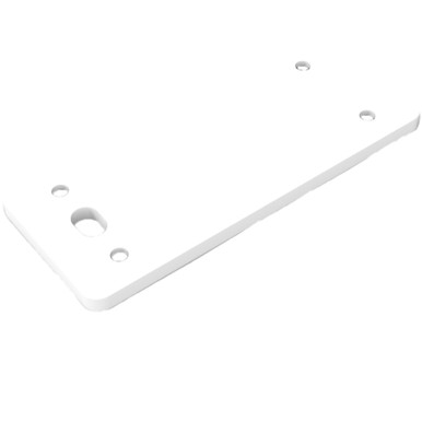 Rapidline SHUSH30+ Screen L Shaped Screw Plate White - Melbourne Office ...