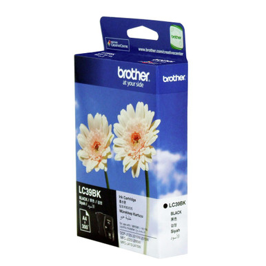 BROTHER LC-39 ORIGINAL BLACK INK CARTRIDGE Suits DCP J125 / J315W ...