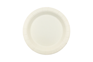 230mm FSC Round White Paper Plate, Pack of 100 - Melbourne Office Supplies