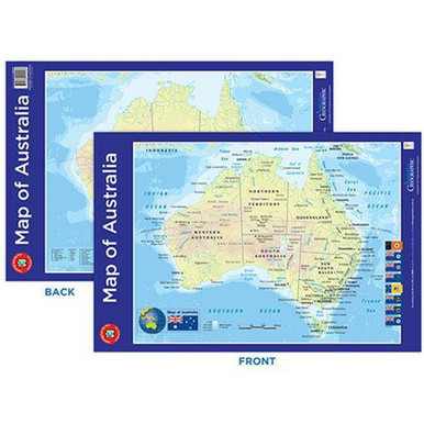 Map of Australia Poster - Melbourne Office Supplies
