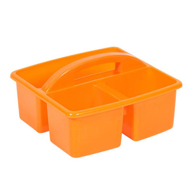 Small Plastic Caddy - Orange - Melbourne Office Supplies