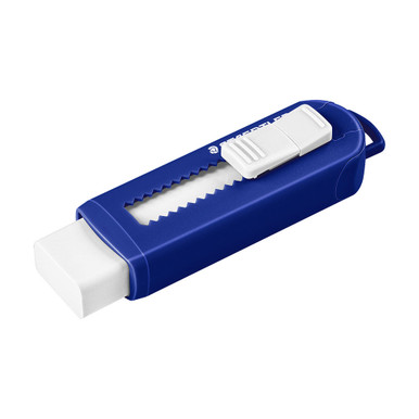 Staedtler 525 Slide Eraser Blue/White, Each - Melbourne Office Supplies