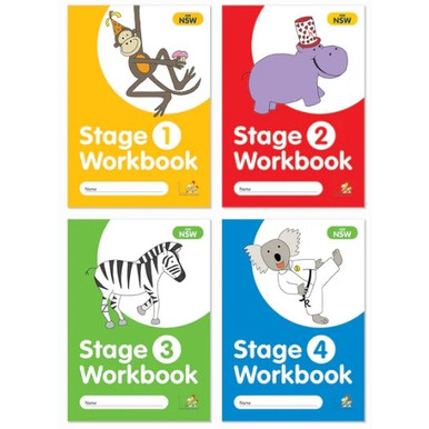 Little Learners Stage 1-4 Workbook NSW Font Pack of 4 - Melbourne ...