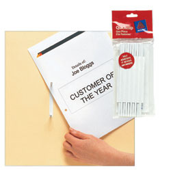 AVERY QUICKCLIP FILE FASTENER Fastener, Pk50 - Melbourne Office Supplies