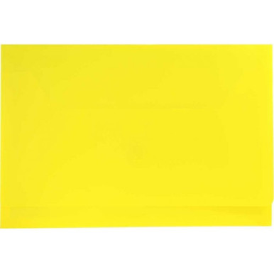 Osmer Plastic Document Wallet with Velcro Seal Foolscap, Yellow ...