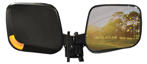 Madjax Universal Side Mirrors with LED Blinker Kit | Golf Cart King