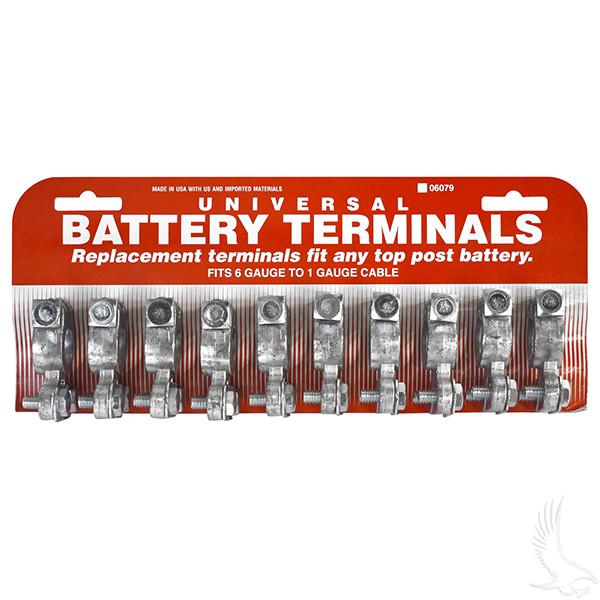 PACK OF 10 Golf Cart Battery Top Post Terminals - golfcartking.com
