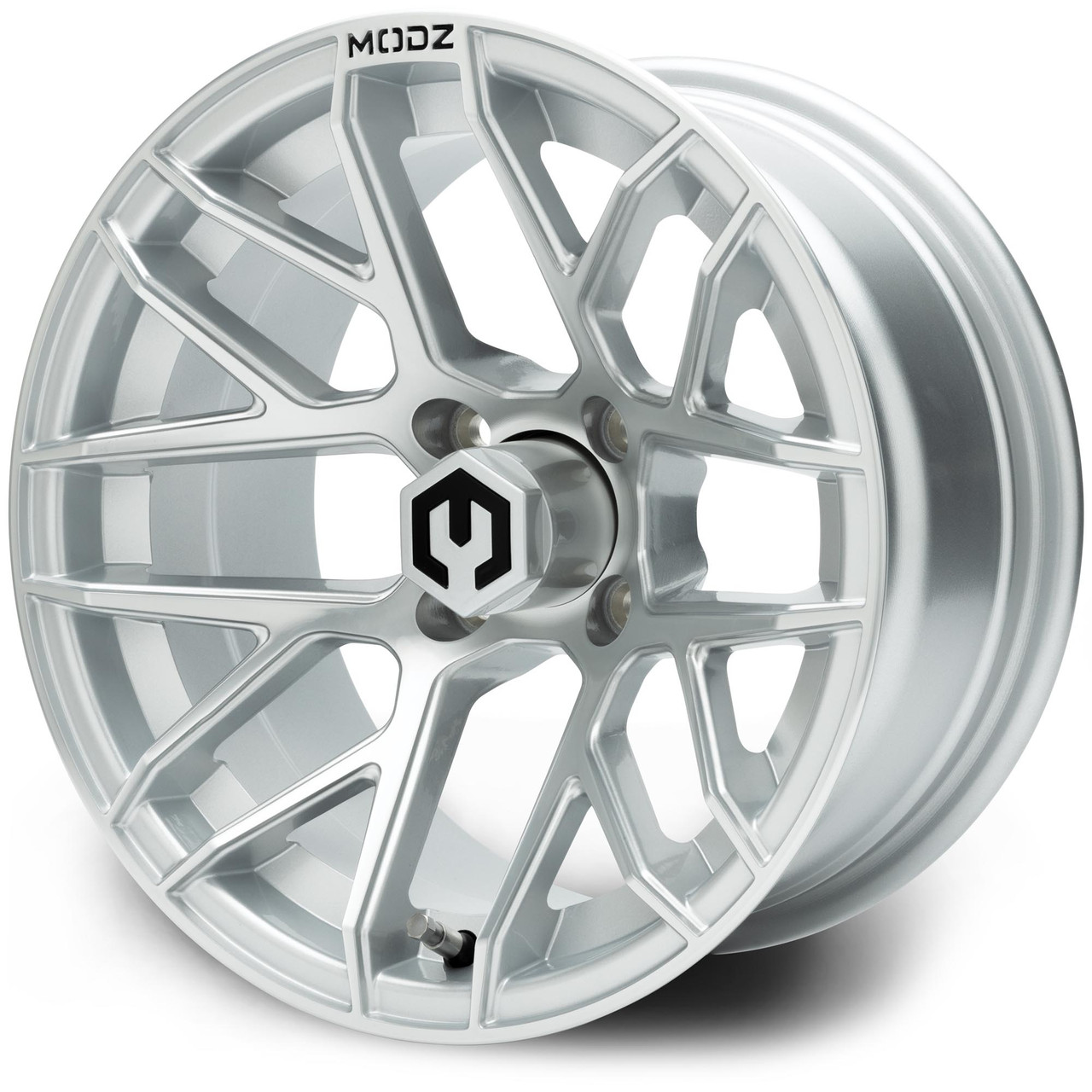 MODZ® 14" Matrix Silver Golf Cart Wheel
