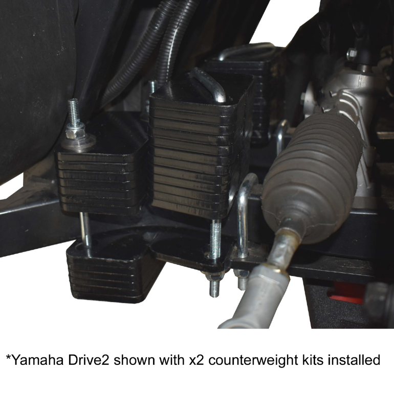 Golf Cart Counterweight System for Yamaha Drive/Drive2 and EZGO RXV ...