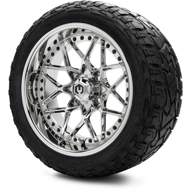 15" Formula Chrome - Lifted Tires and Wheels Combo