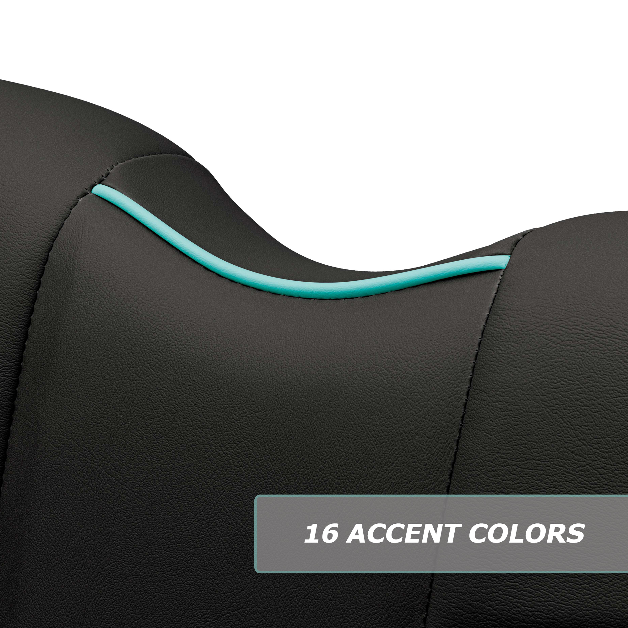 MODZ® FS1 Custom Front Seat - Black Base - Choose Pattern and Accent Colors