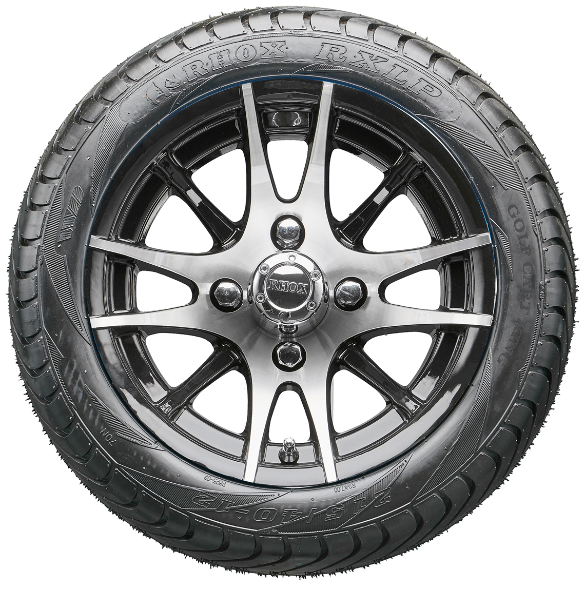 RHOX 12" RX101 Machined Wheels with Street Low Profile Tire Options ...