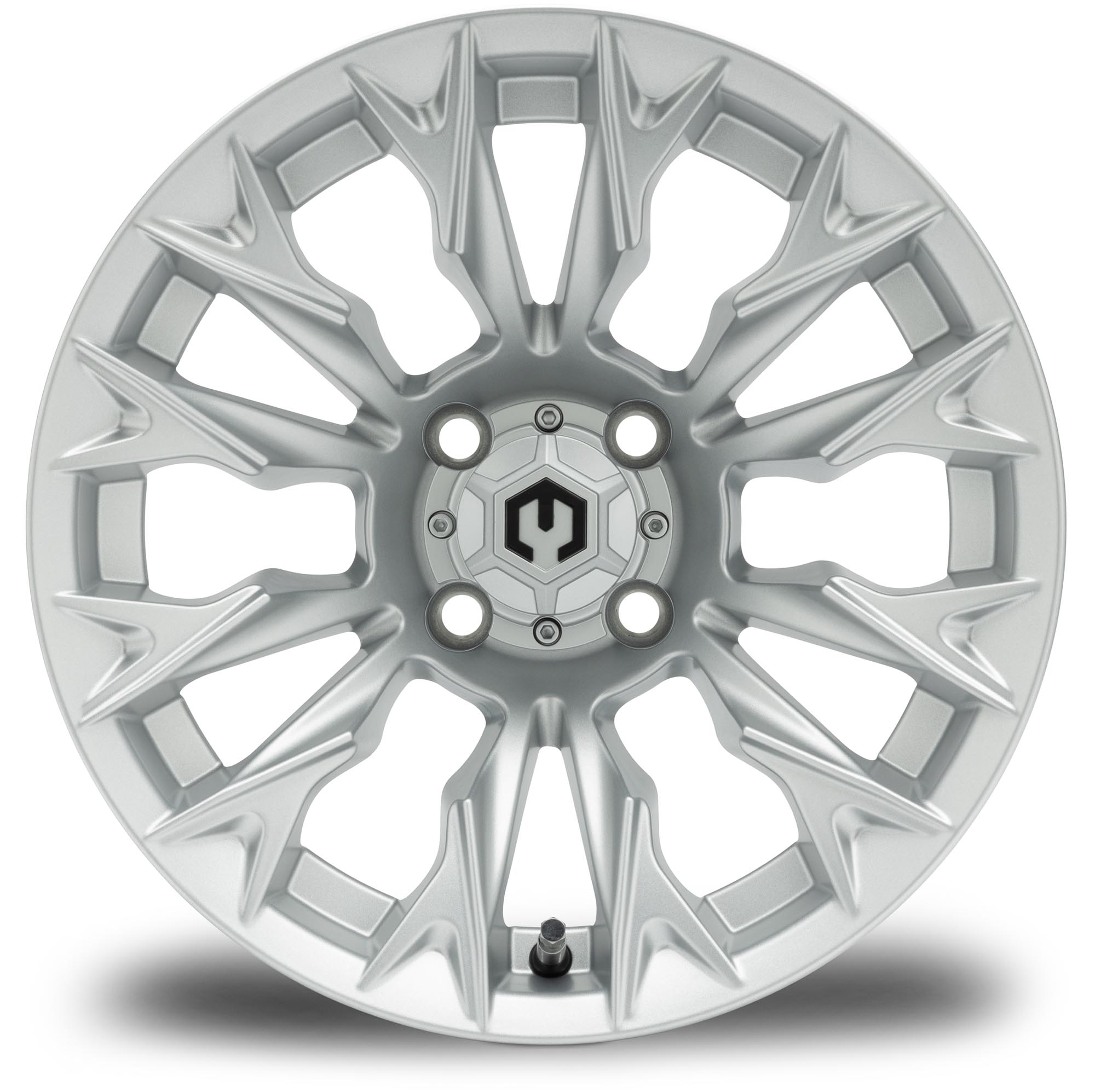 MODZ® 14" Falcon Silver Golf Cart Wheel