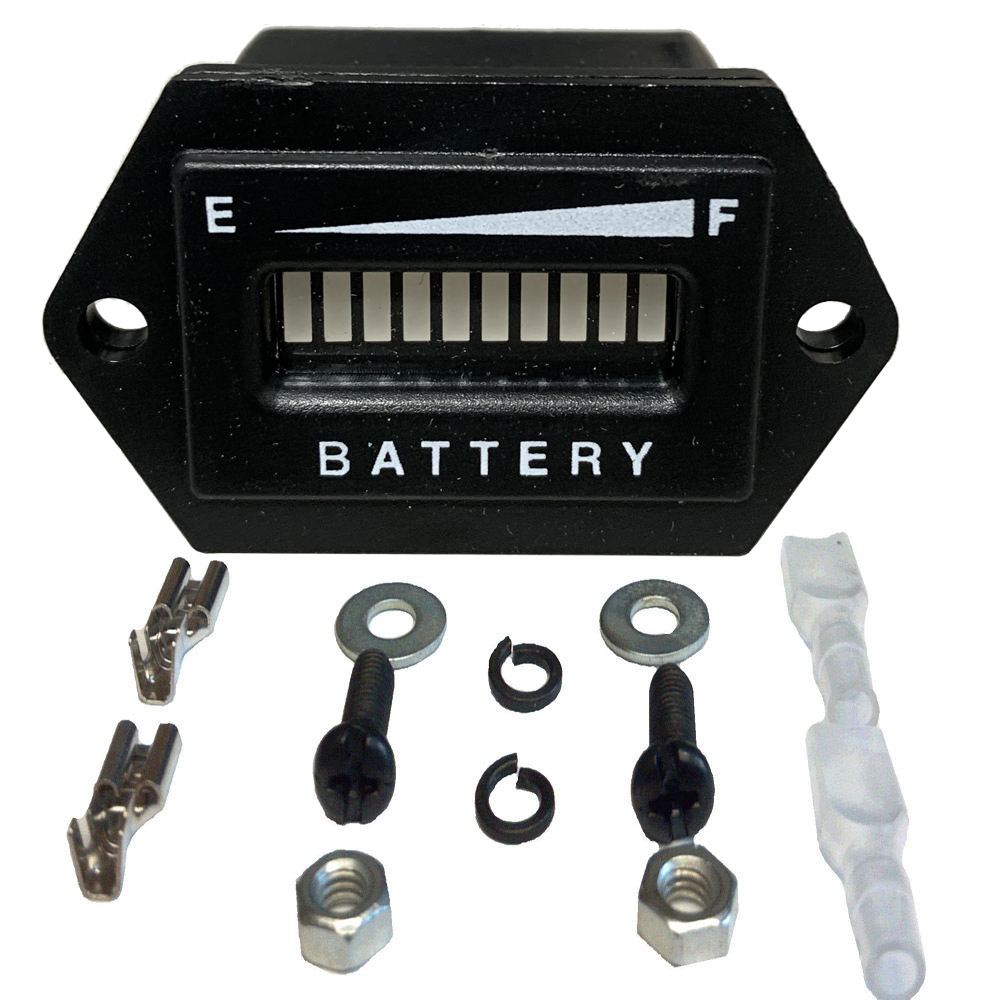 Battery Charge Meter | Horizontal | 36 Volt | Golf Cart King