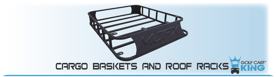 Rear Bumper Cargo Basket | Golf Cart King