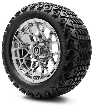 MODZ 14" Blitz Chrome - Tire and Wheels Combo