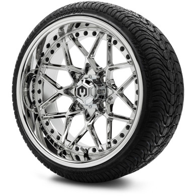 MODZ 15" Formula Chrome - Low Profile Tires and Wheels Combo