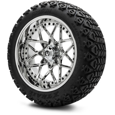 15" Formula Chrome - Lifted Tires and Wheels Combo