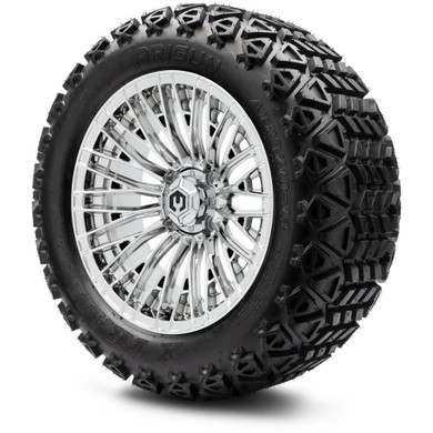 14" Reaper Chrome - Lifted Tires and Wheels Combo