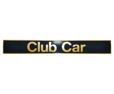 Club Car Name Plate | Precedent | Golf Cart King