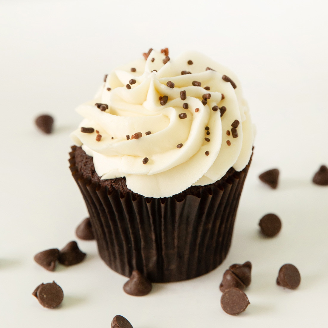 Chocolate with Vanilla Icing