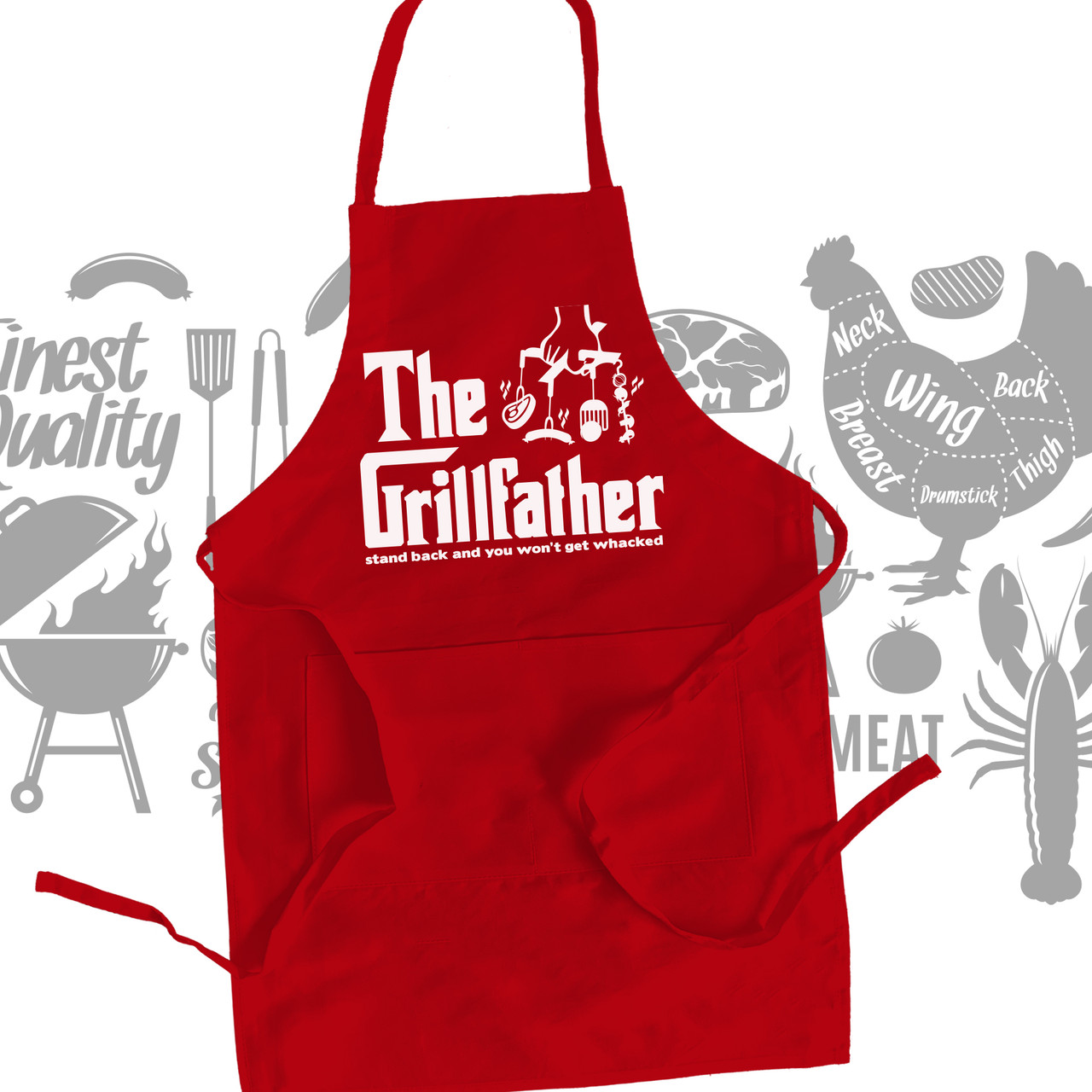 barbecue apron, fathers day grandpa special grill barbecue apron