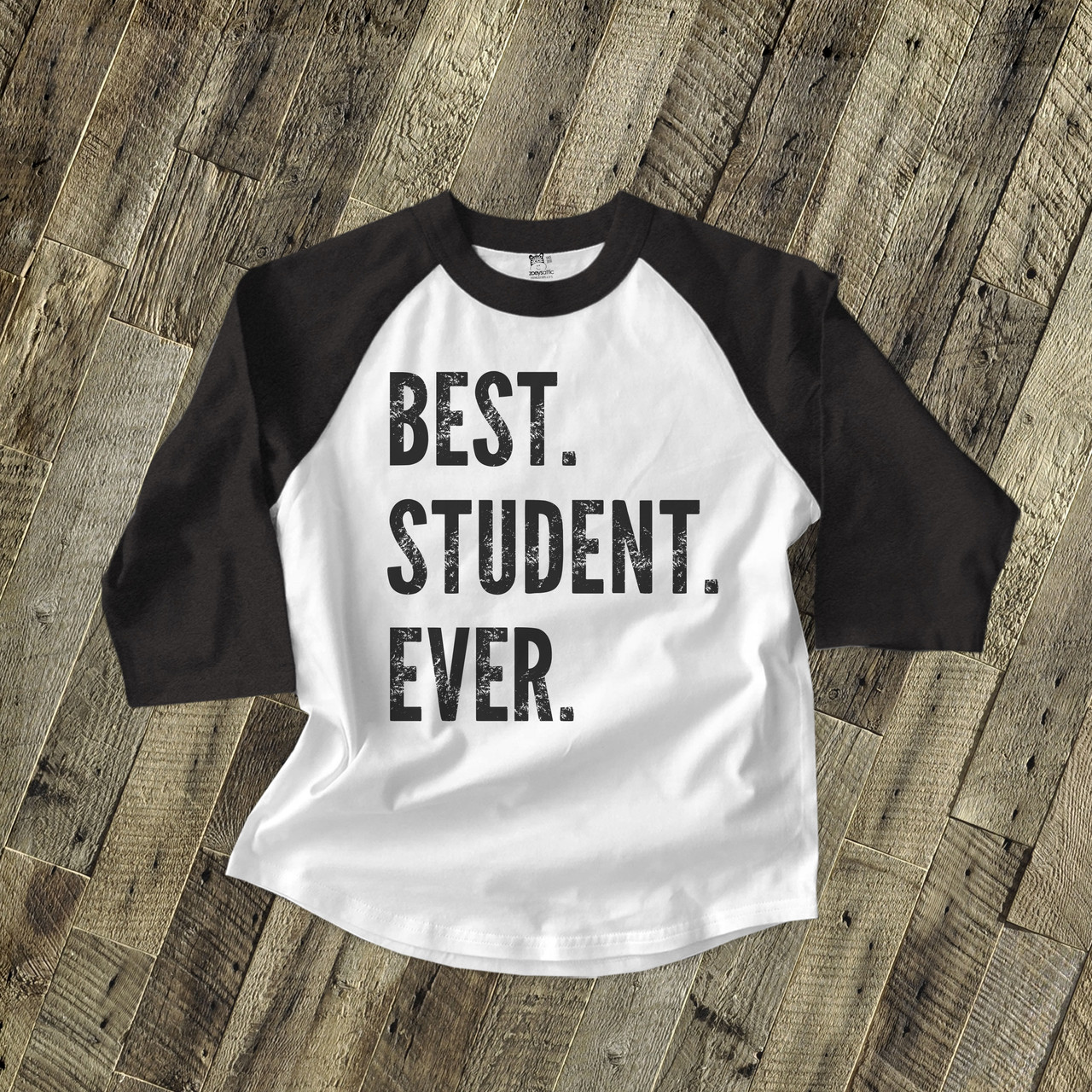 custom kids shirt, back to school best student ever DARK t-shirt
