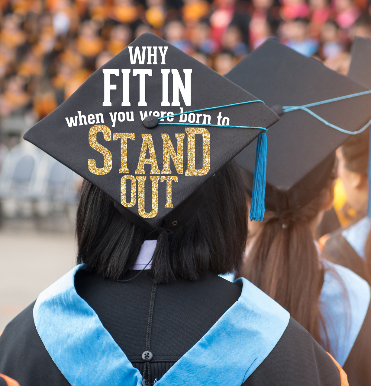 custom vinyl quote, graduation cap custom artwork