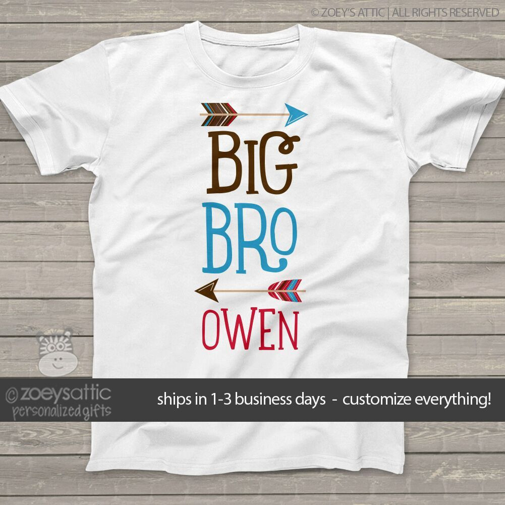 Personalized Big Brother T Shirts and Gifts