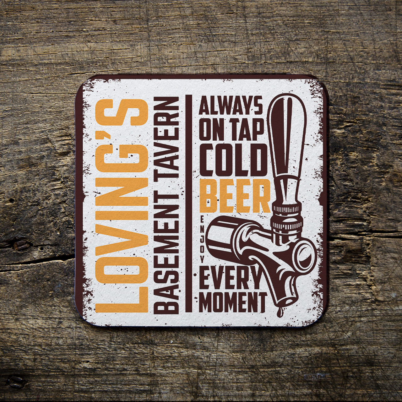 custom bar coasters, pulpboard disposable basement bar party coasters