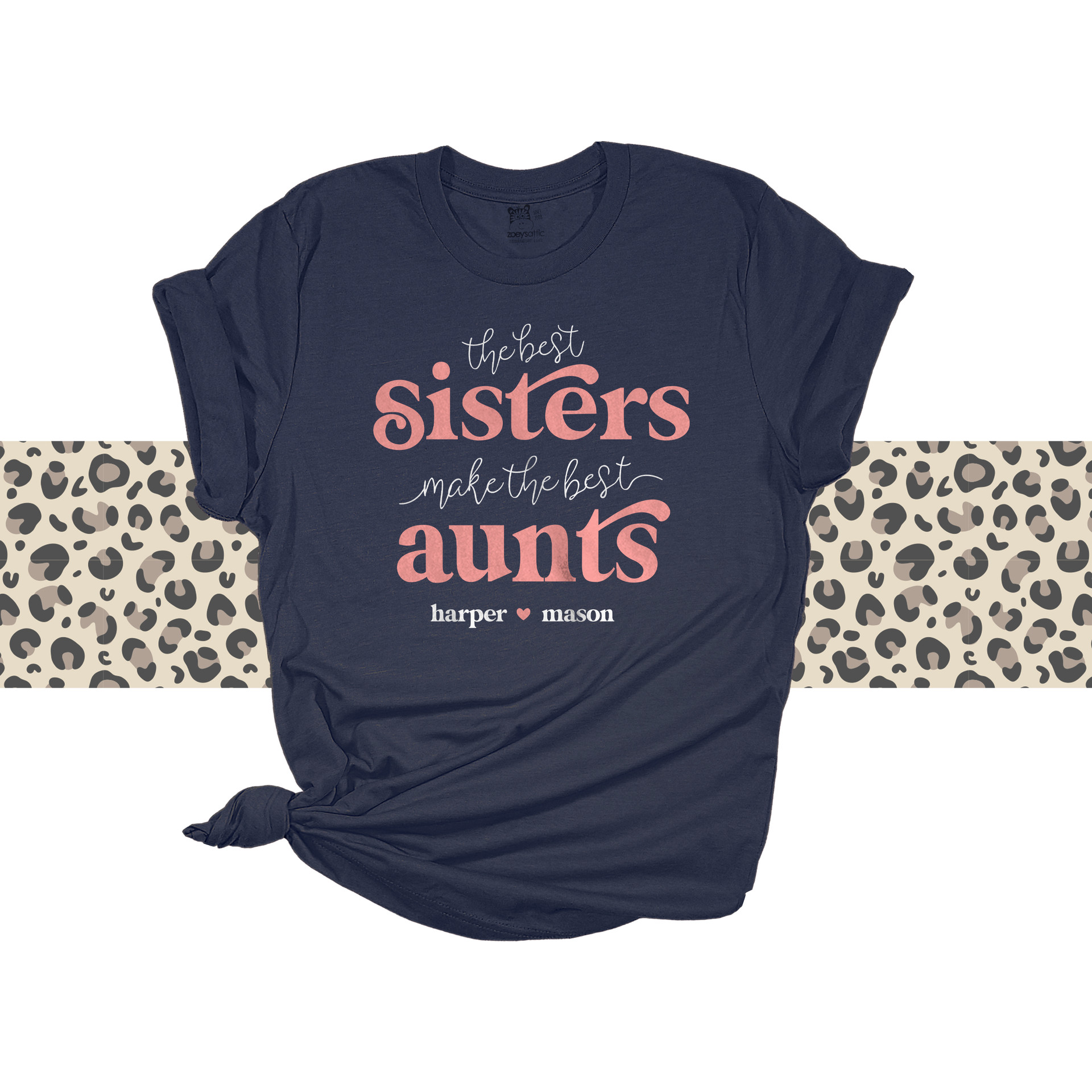 personalized womens shirt, gift aunt established t-shirt
