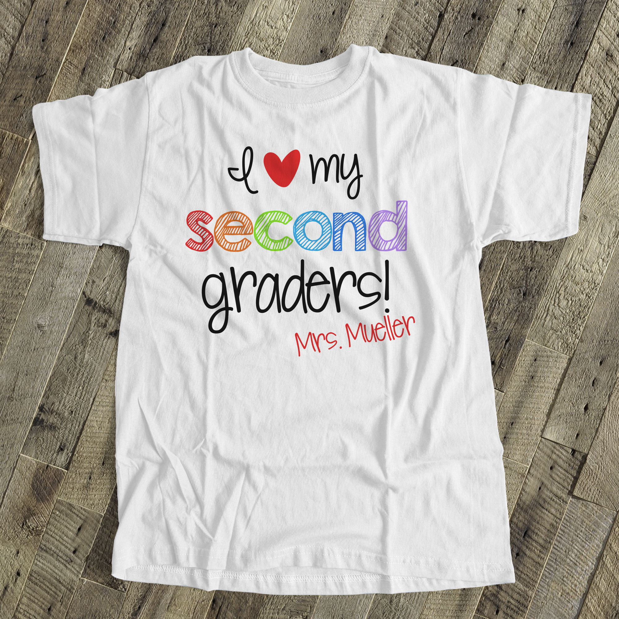 personalized teachers shirt, love my students any grade back to school ...