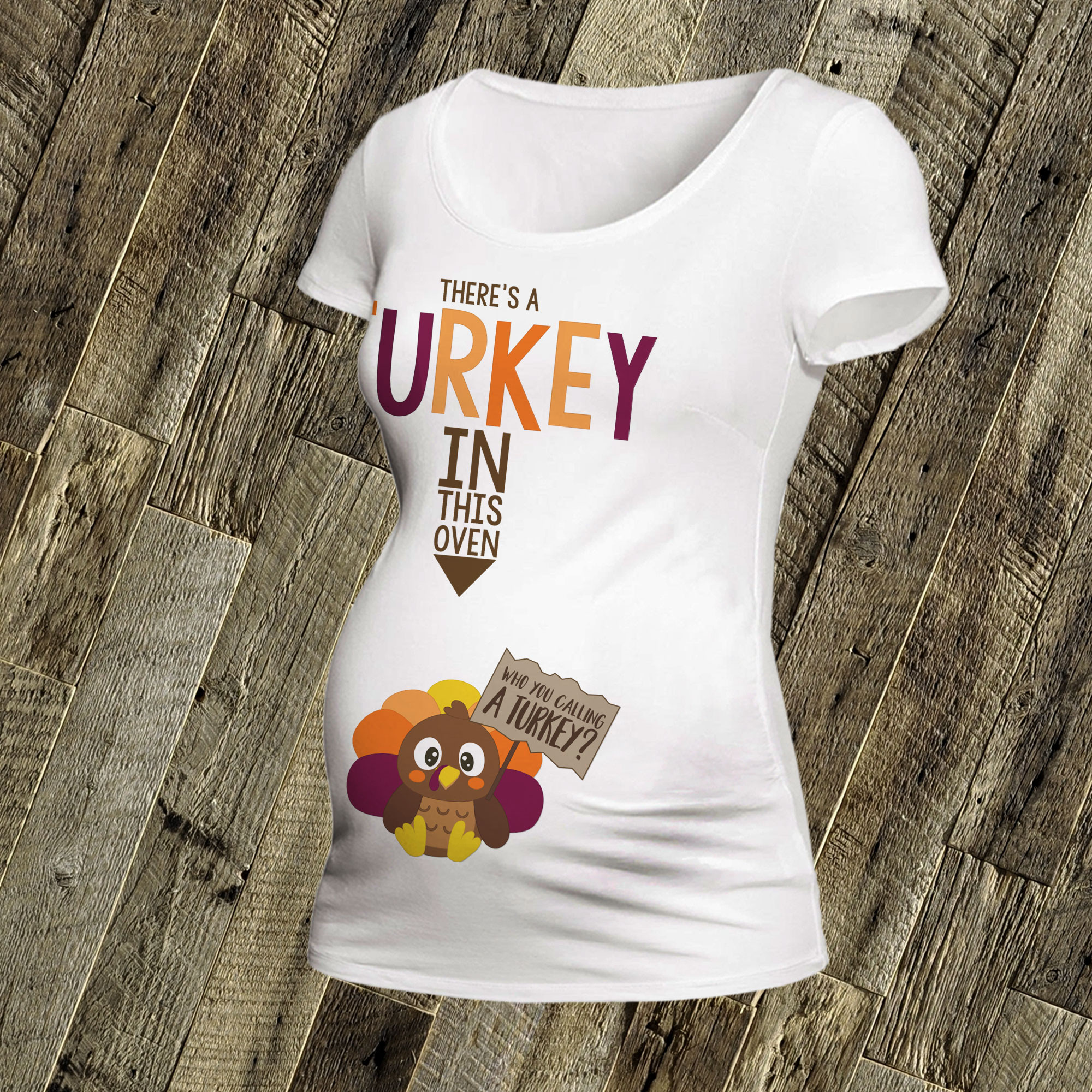 Thanksgiving Maternity Shirts - Turkey Day Pregnancy Shirts