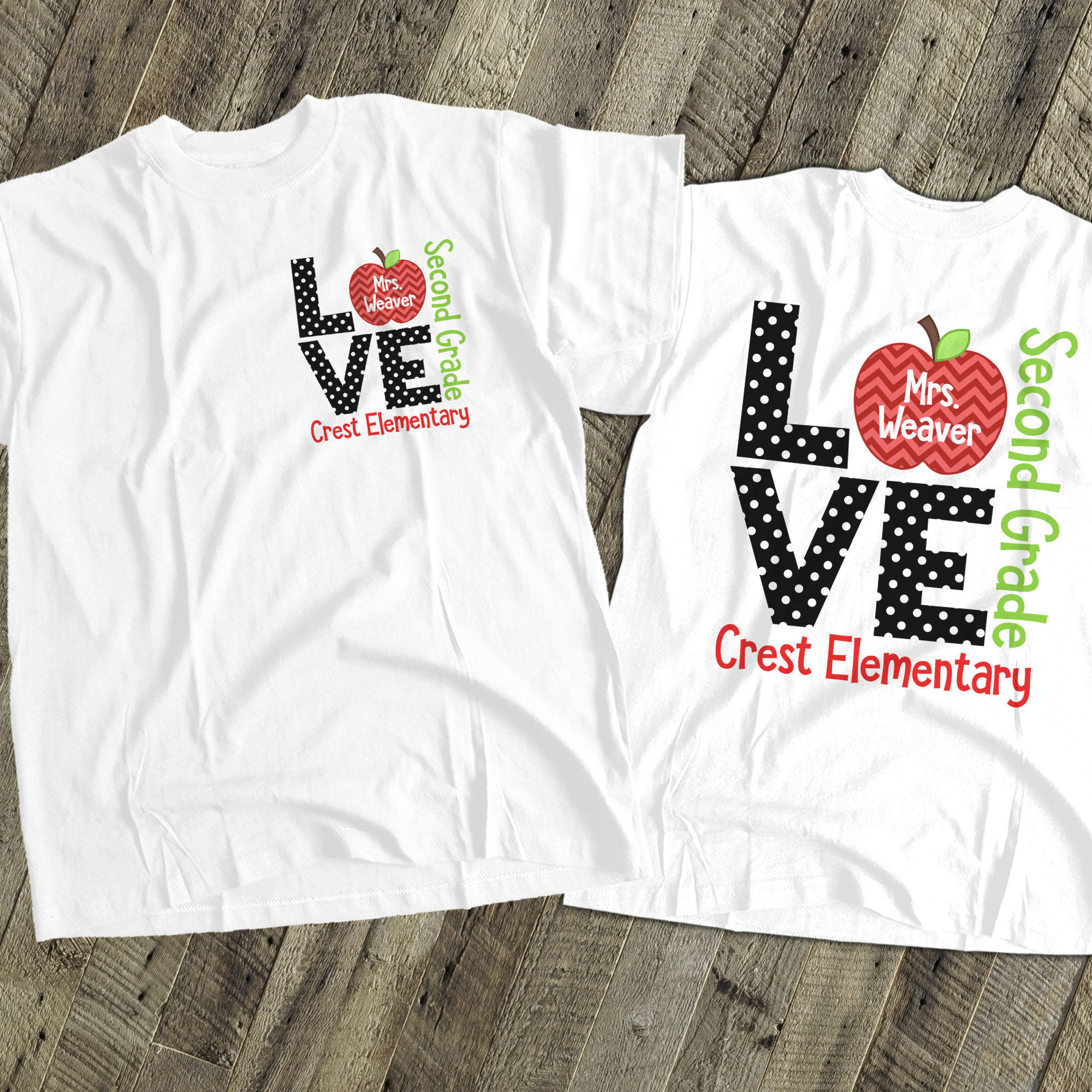 Personalized T Shirts and Gifts for Teachers