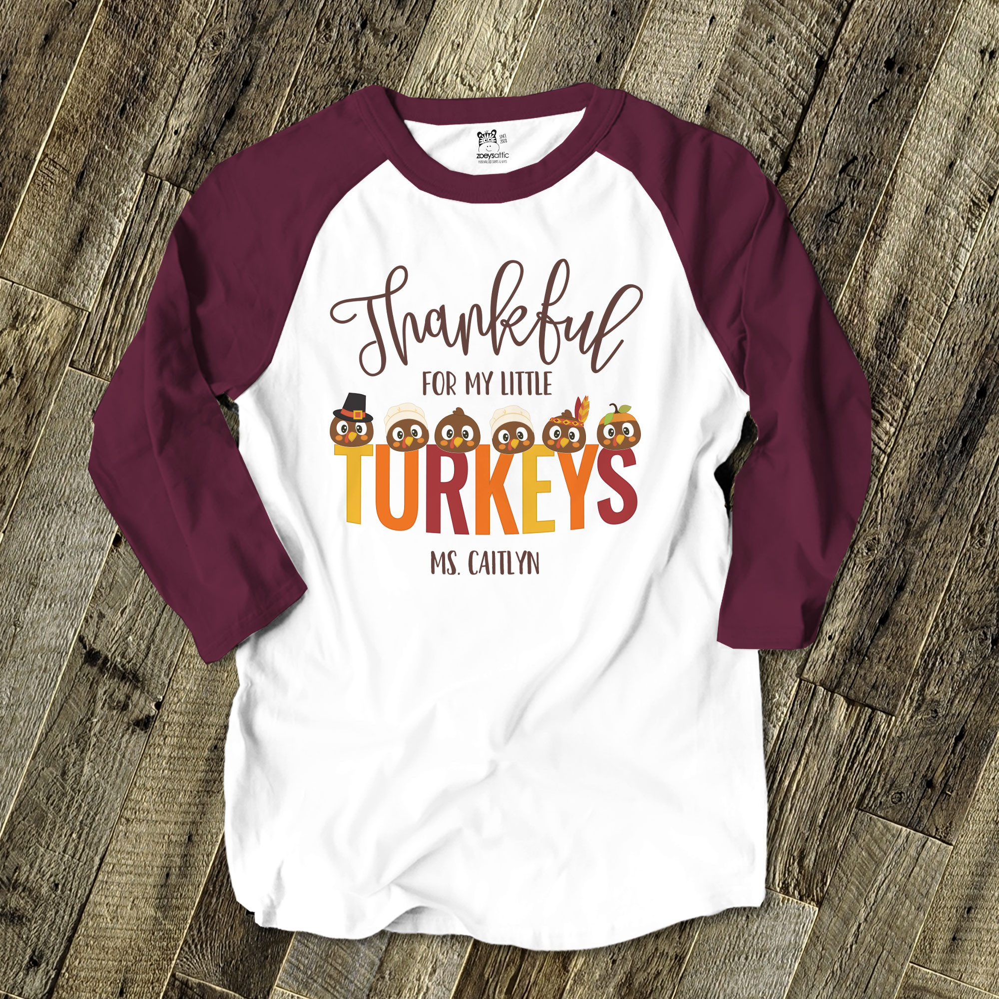 girls thanksgiving shirt, animal print turkey Thanksgiving girl raglan ...
