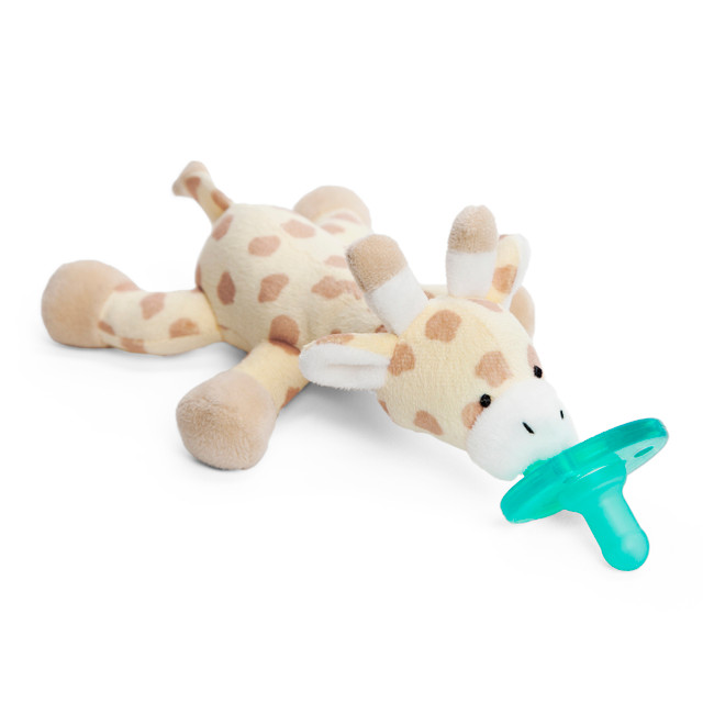 wubbanub pacifier baby duck orange feet binky new baby shower gift