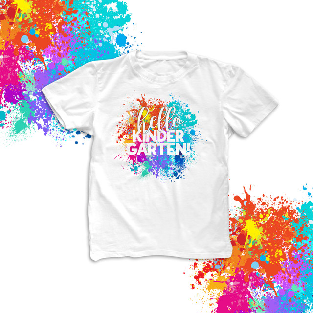 kindergarten shirt, word collage back to school tshirt