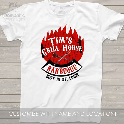 personalized mens shirt, best barbecue shirt, custom t-shirt