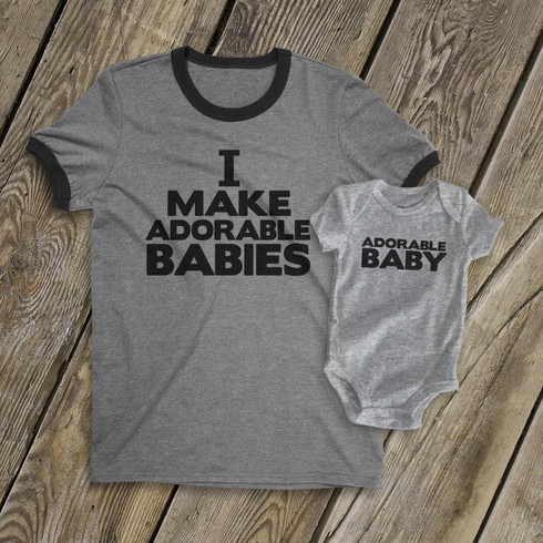 customized mens shirt, customized baby bodysuit, original design ...