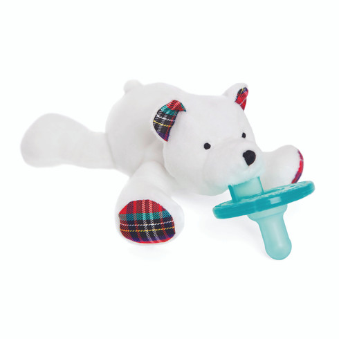 wubbanub pacifier polar bear binky new baby shower gift