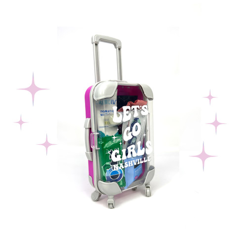 party survival kit, hangover recovery mini suitcase nashville party favor