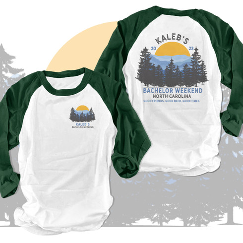 bachelor party shirt, mountain weekend good times beer friends bachelor ...