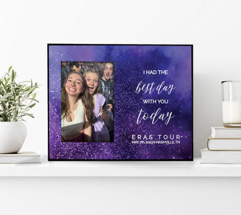 concert photo gift, taylor swift swiftie eras tour photo frame