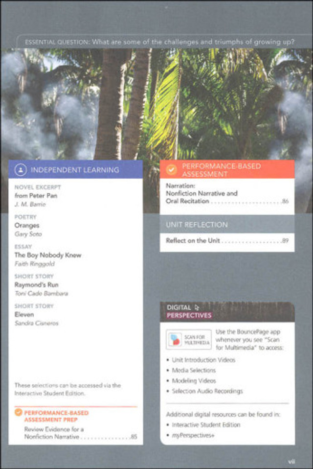 Grade 6 My Perspectives Homeschool Curriculum