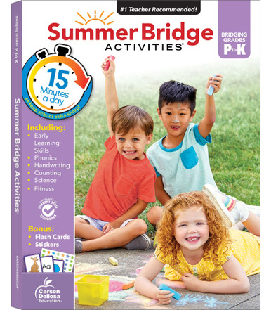 Summer Bridge Activities Workbook Grade PK-K Paperback