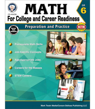 Math for College and Career Readiness Resource Book Grade 6
