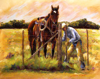 Morning Rounds Matted to 11X14 - Bishop Art Supply