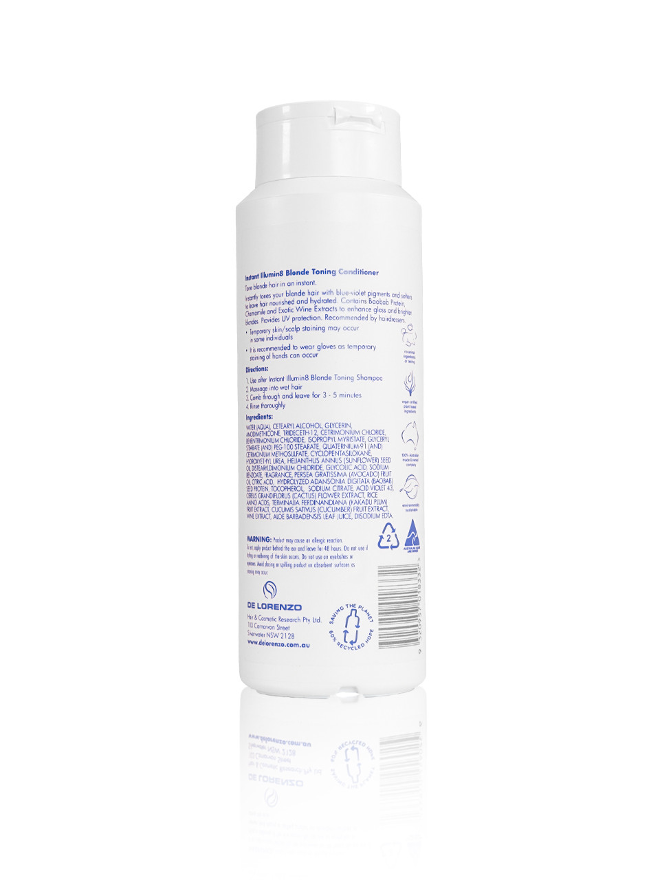 Illumin8 Conditioner 375mL | De Lorenzo Hair and Cosmetic Research Pty Ltd
